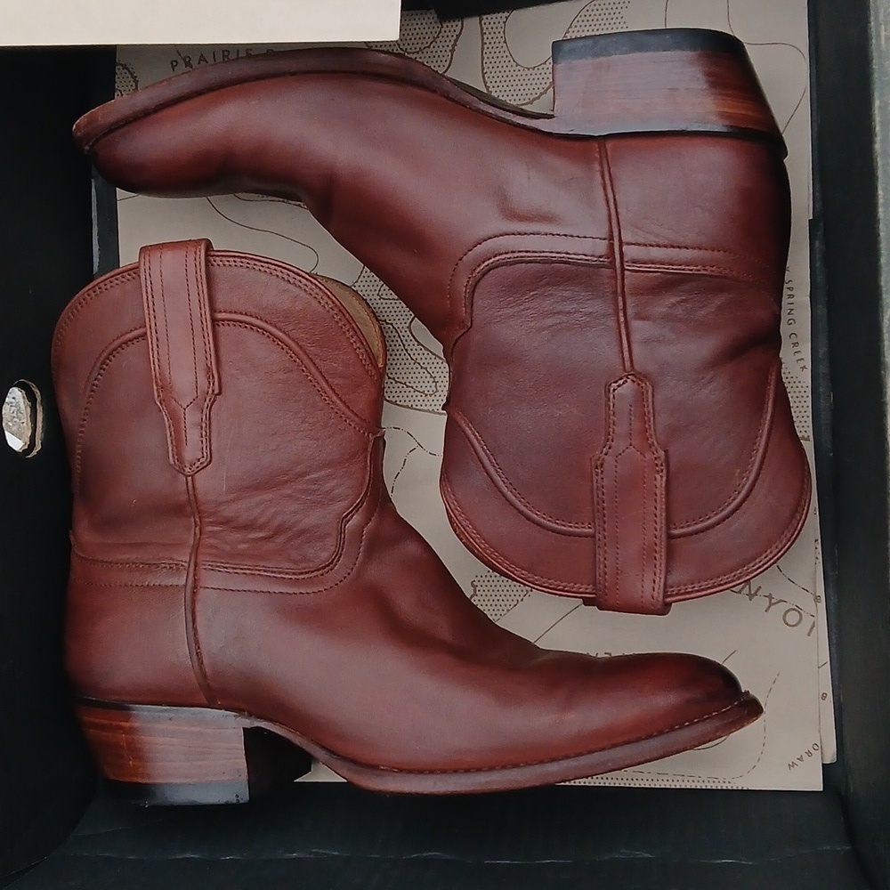 Tecovas | Shoes | Tecovas The Penny Brown Leather Cowboy Boots Sz 95 ...